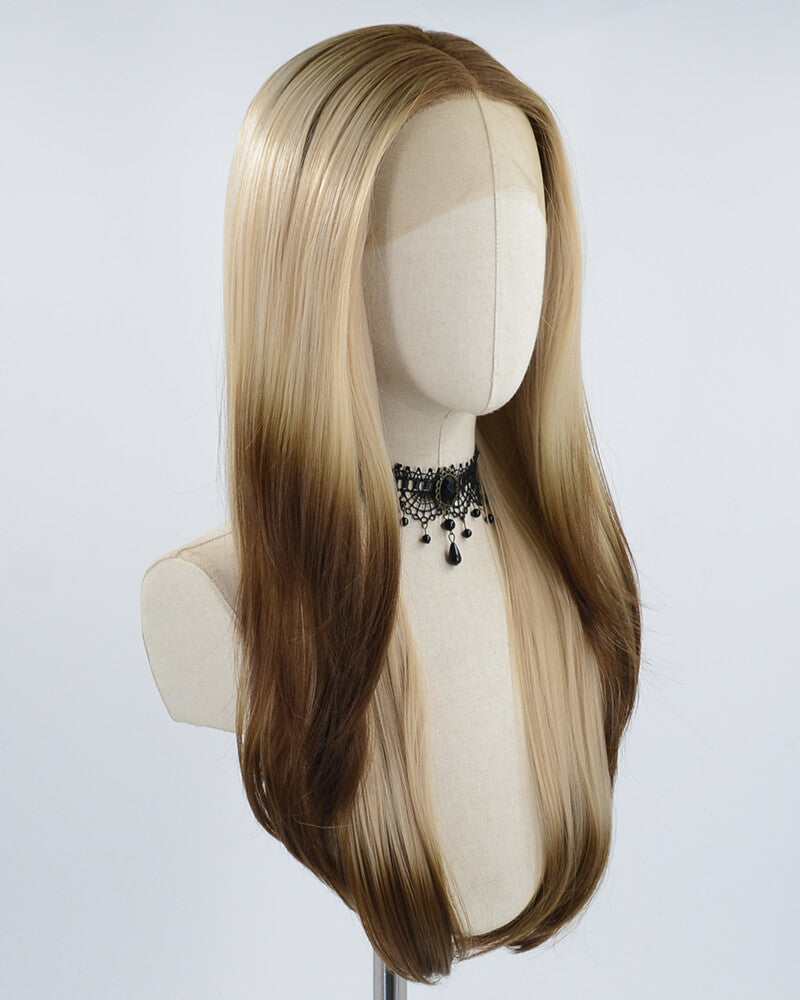 Ombre Brown Synthetic Lace Front Wig Ww548 Weekendwigs
