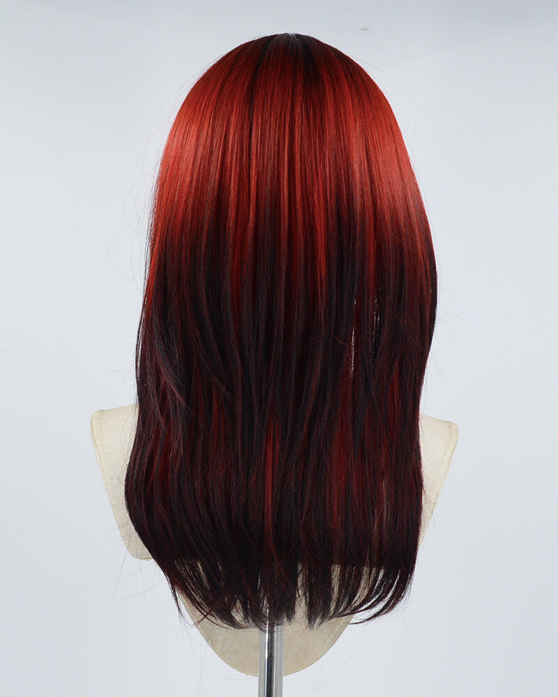 Black Ombre Red Synthetic Wig HW256 – Weekendwigs