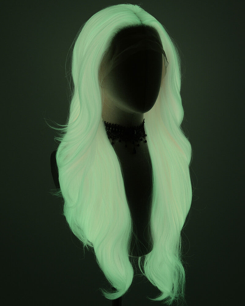 Glow in the Dark Wig Pink Lace Front Wig WT109 – Weekendwigs