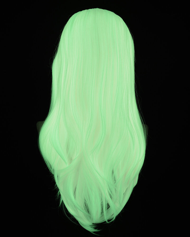 Pink Glow in the Dark Synthetic Lace Front Wig WW573 – Weekendwigs