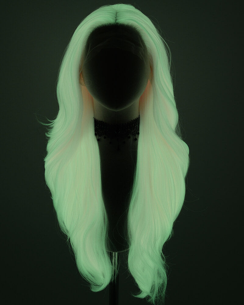 Glow in the Dark Wig Pink Lace Front Wig WT109 – Weekendwigs