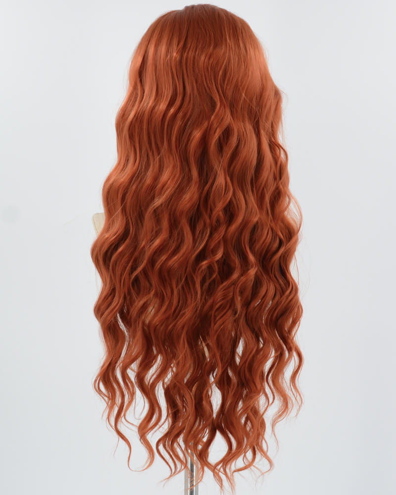 Copper Red Synthetic Lace Front Wig WT166 – Weekendwigs