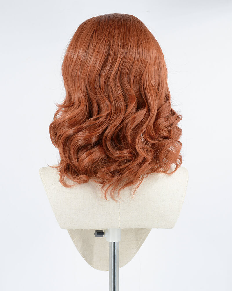 Cooper Red Wavy Synthetic Lace Front Wig WW316 – Weekendwigs